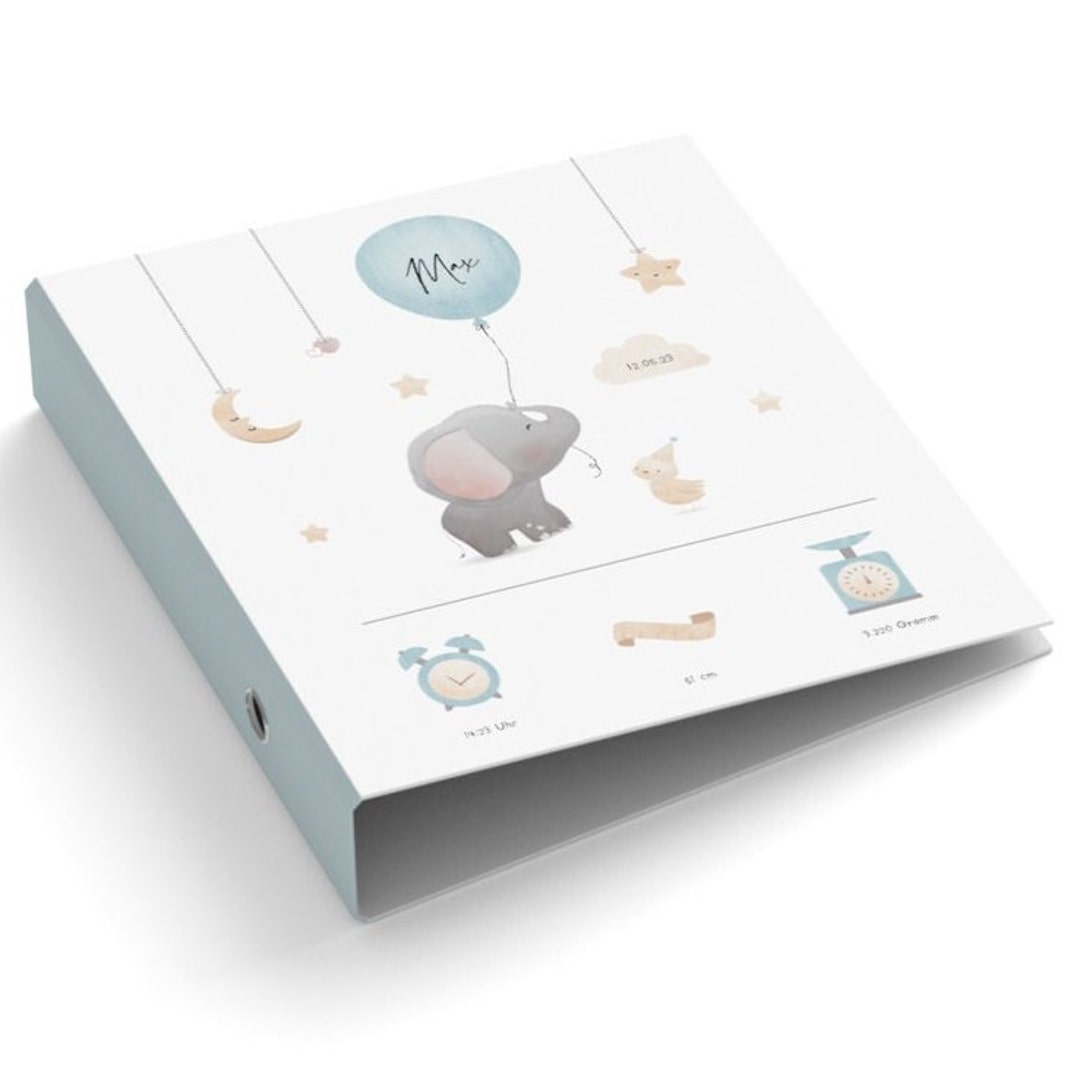 Personalized Baby Folder With Baby Birth Dates, High-quality Birth Gift ...