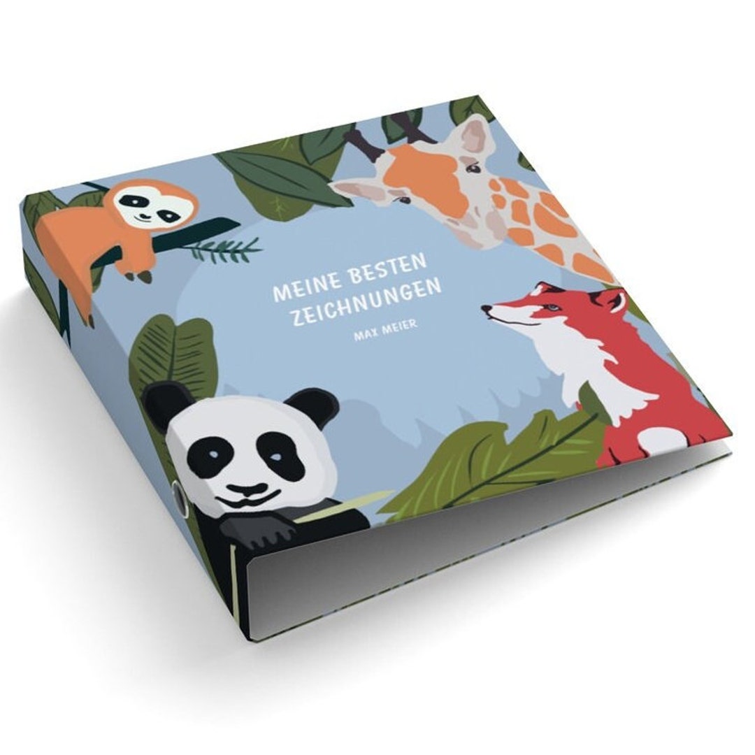 Personalized Drawing Folder, A4 Kindergarten Folder Personalized With ...