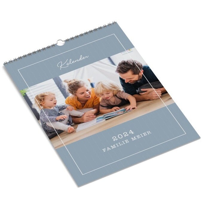 Individual Photo Calendar 2024, Personalized Wall Calendar With Your ...