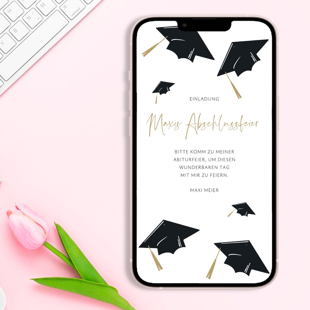 Personalize Digital Graduation Invitations to Download Online - Etsy