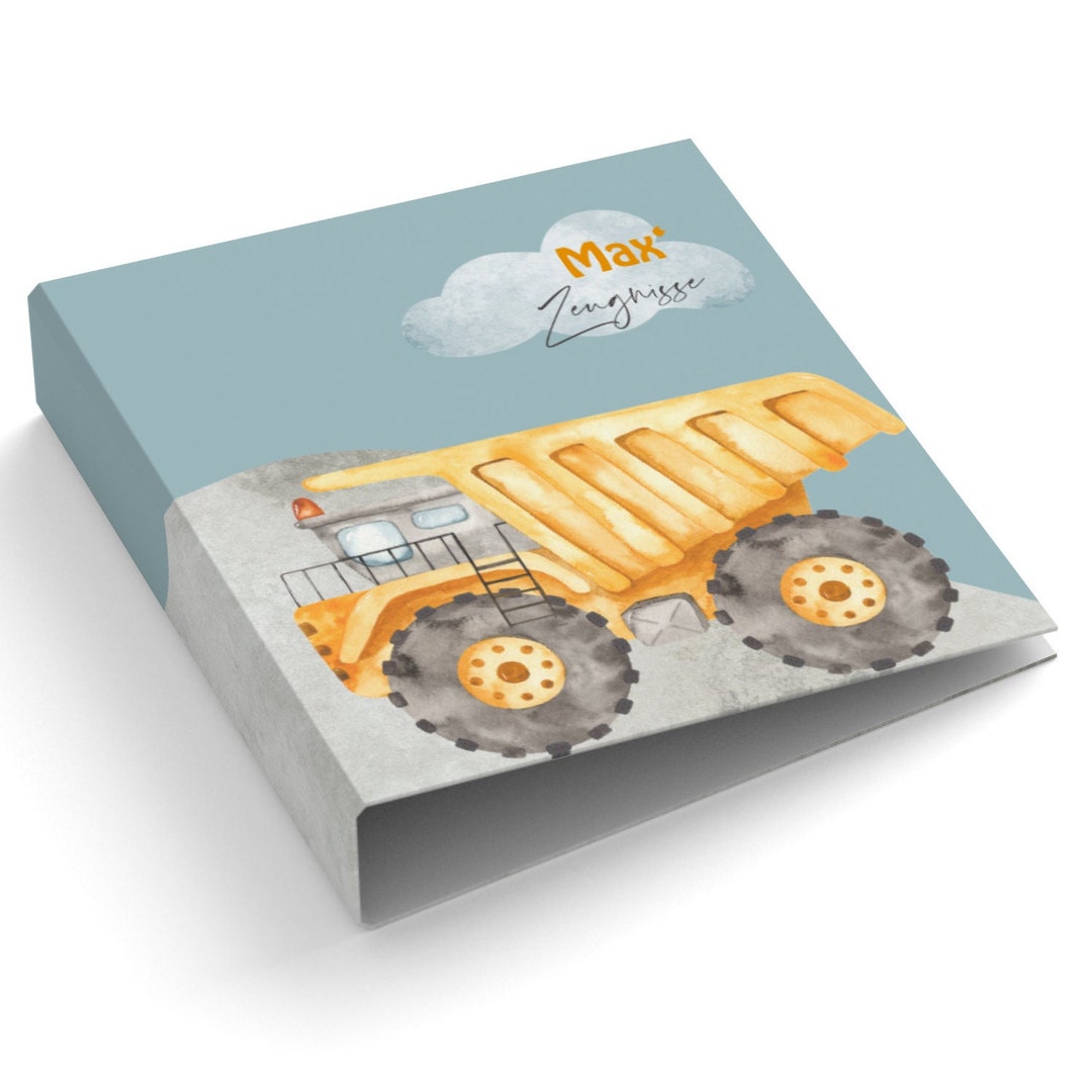 Personalized Kindergarten Folder With Desired Text, as a Certificate ...