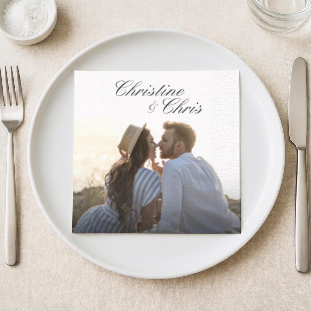 Have Your Own Photo Napkins Printed With Your Desired Text ...