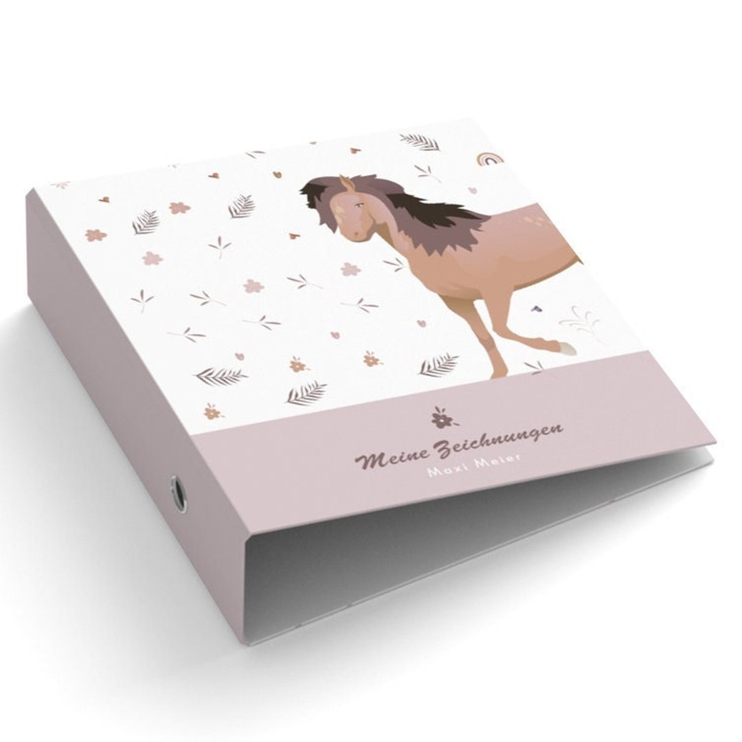 Personalize Horse Folders, DIN A4 Folders With Horse Motifs ...