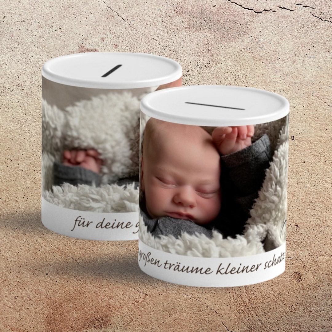 Personalized Photo Ceramic Money Box Printed Money Box With - Etsy