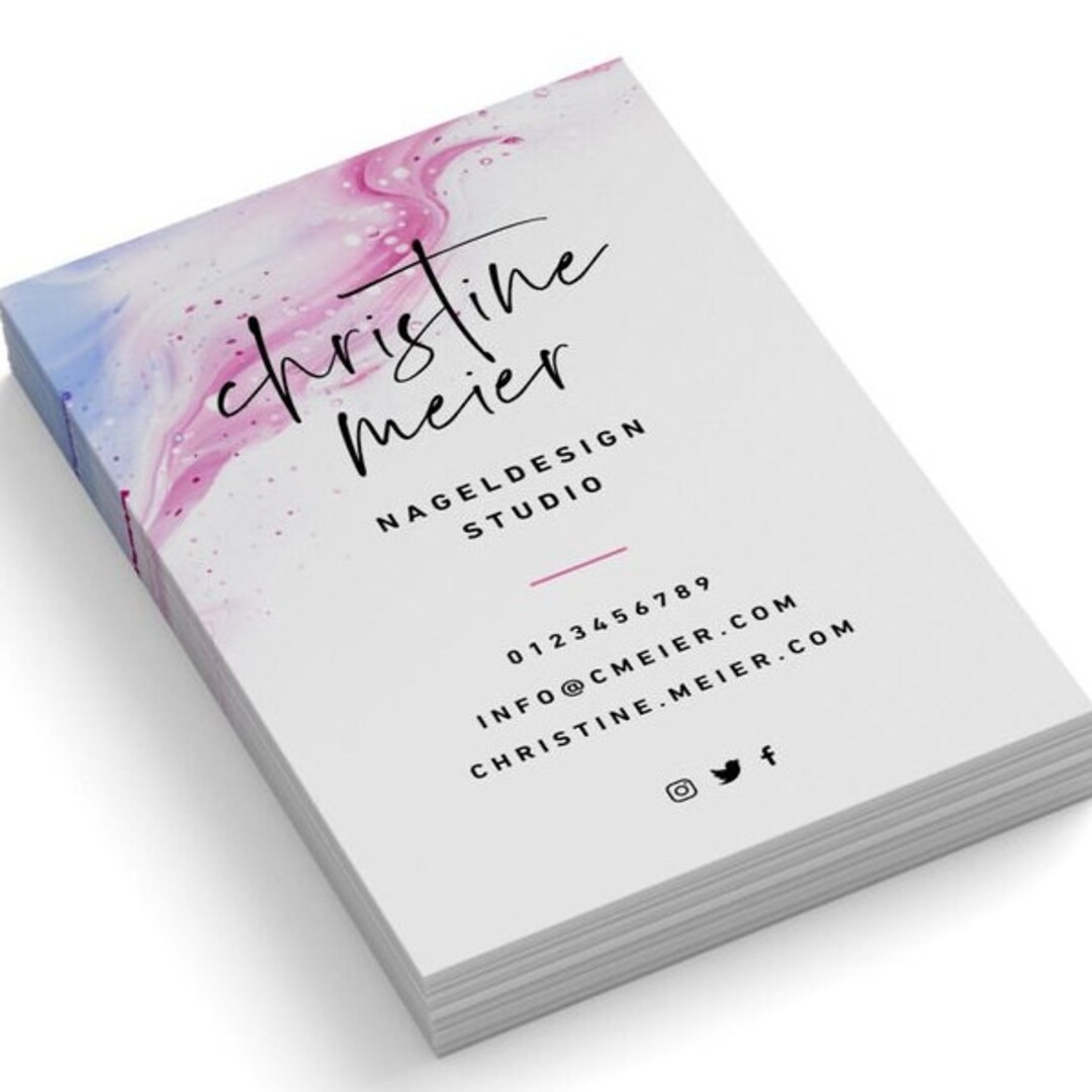 Design & Print Individual Business Cards, Personalized Business Cards ...