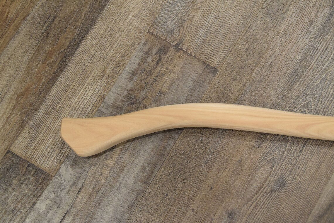 Hickory 32" Single Bit Bent HARD CURVE Axe Handle ~ UNFINISHED - Etsy