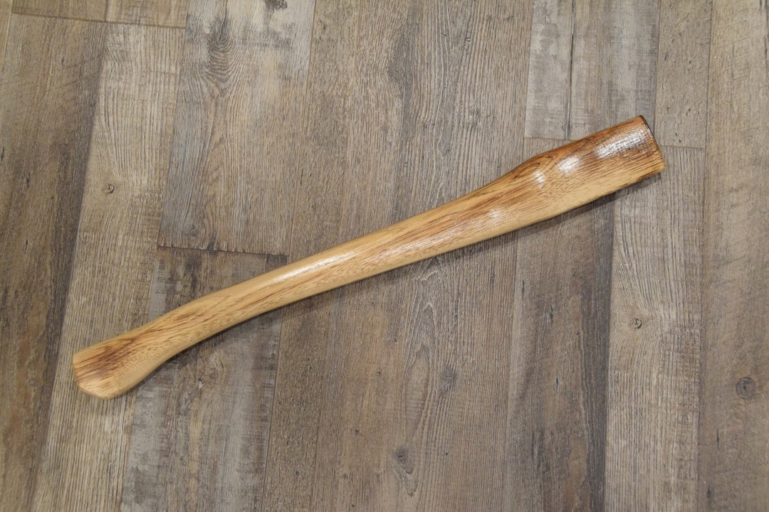 Hickory 24" Single Bit AXE HANDLE ~ Fire Finished & Lacquered - Etsy