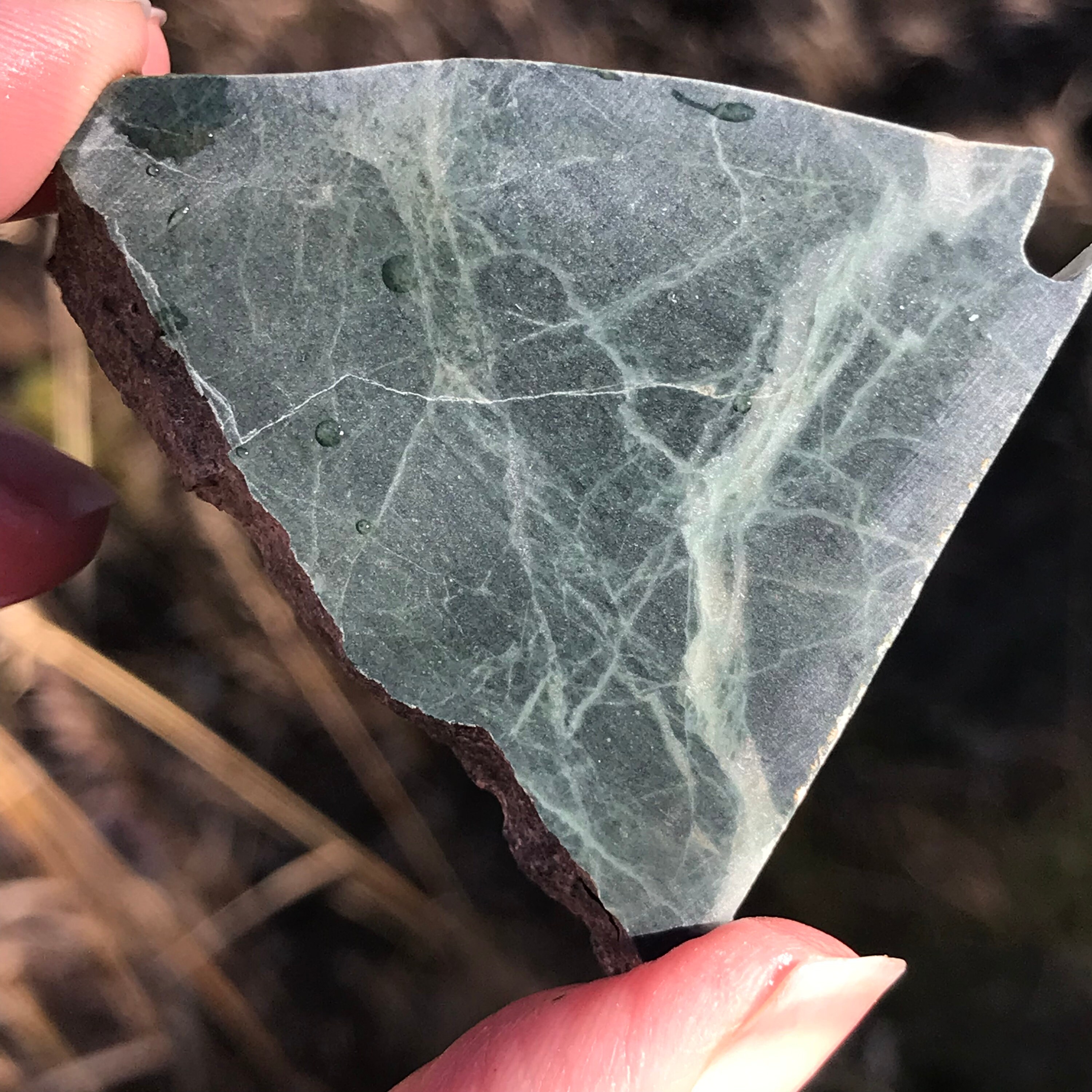 Nephrite Jade Lapidary Slab Natural Stone Not Polished for Cabbing - Etsy