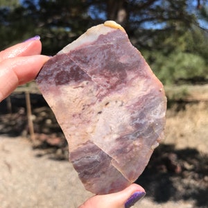 Prairie Agate Lapidary Slab Natural Stone Not Polished for Cabbing - Etsy