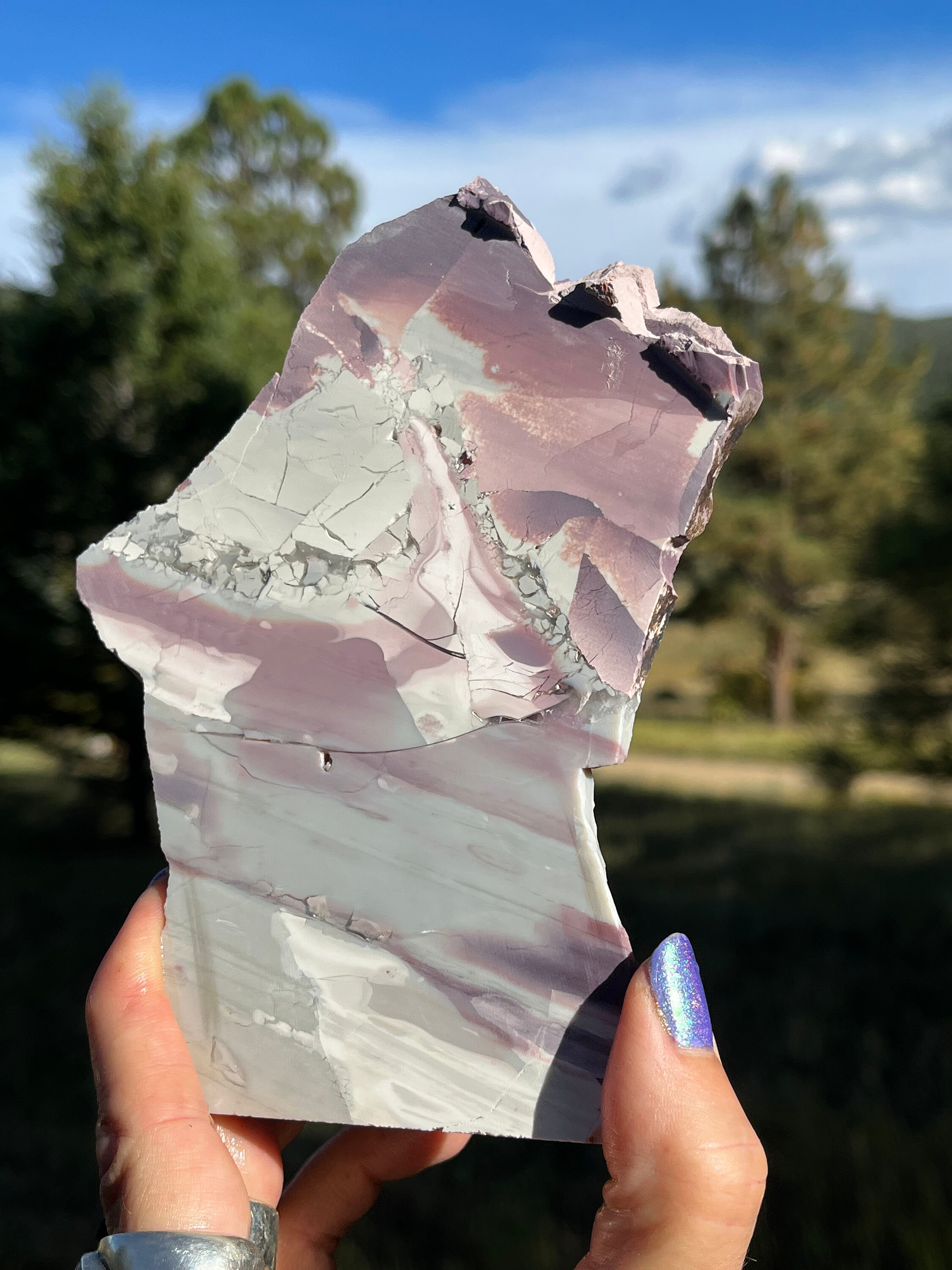 Hyacinth Jasper Lapidary Slab Natural Stone Not Polished for Cabbing - Etsy