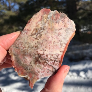 Prairie Agate Lapidary Slab Natural Stone Not Polished for Cabbing - Etsy