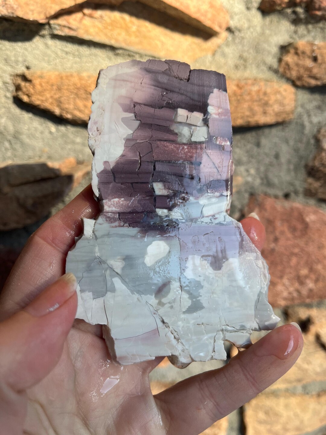 Hyacinth Jasper Lapidary Slab Natural Stone Not Polished for Cabbing - Etsy