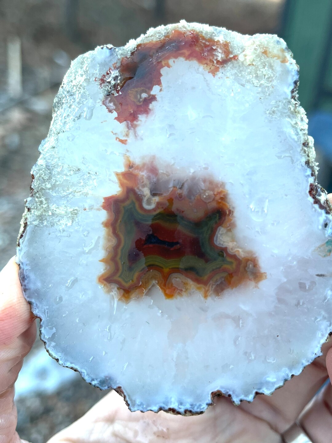 Moroccan Banded Agate Lapidary Slab Natural Stone Not Polished for ...