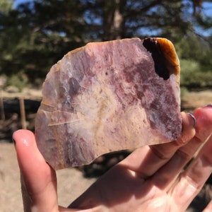 Prairie Agate Lapidary Slab Natural Stone Not Polished for Cabbing - Etsy