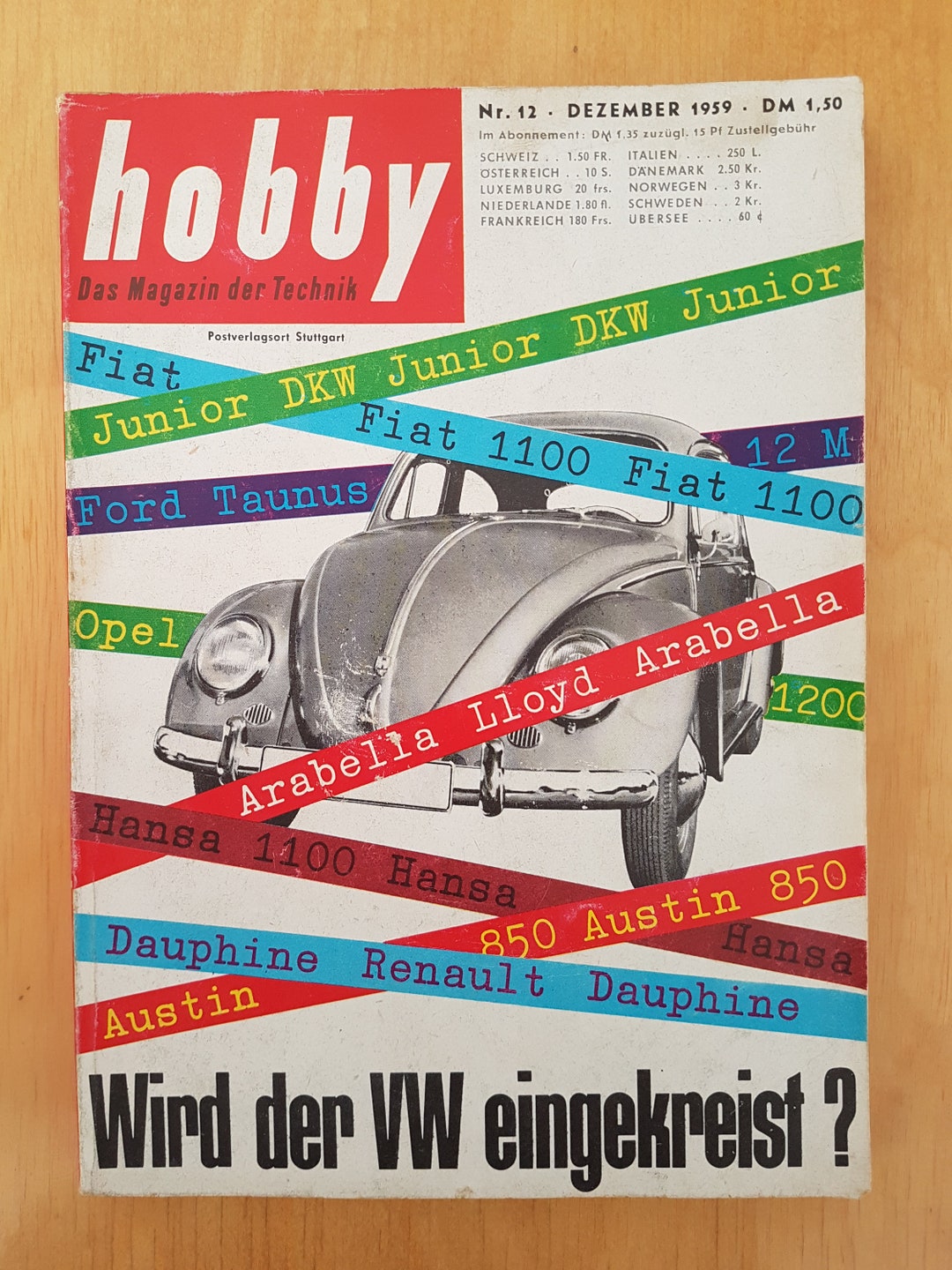 Hobby - the Magazine of Technology - No. 12/1959 - December 1959 - Cult ...