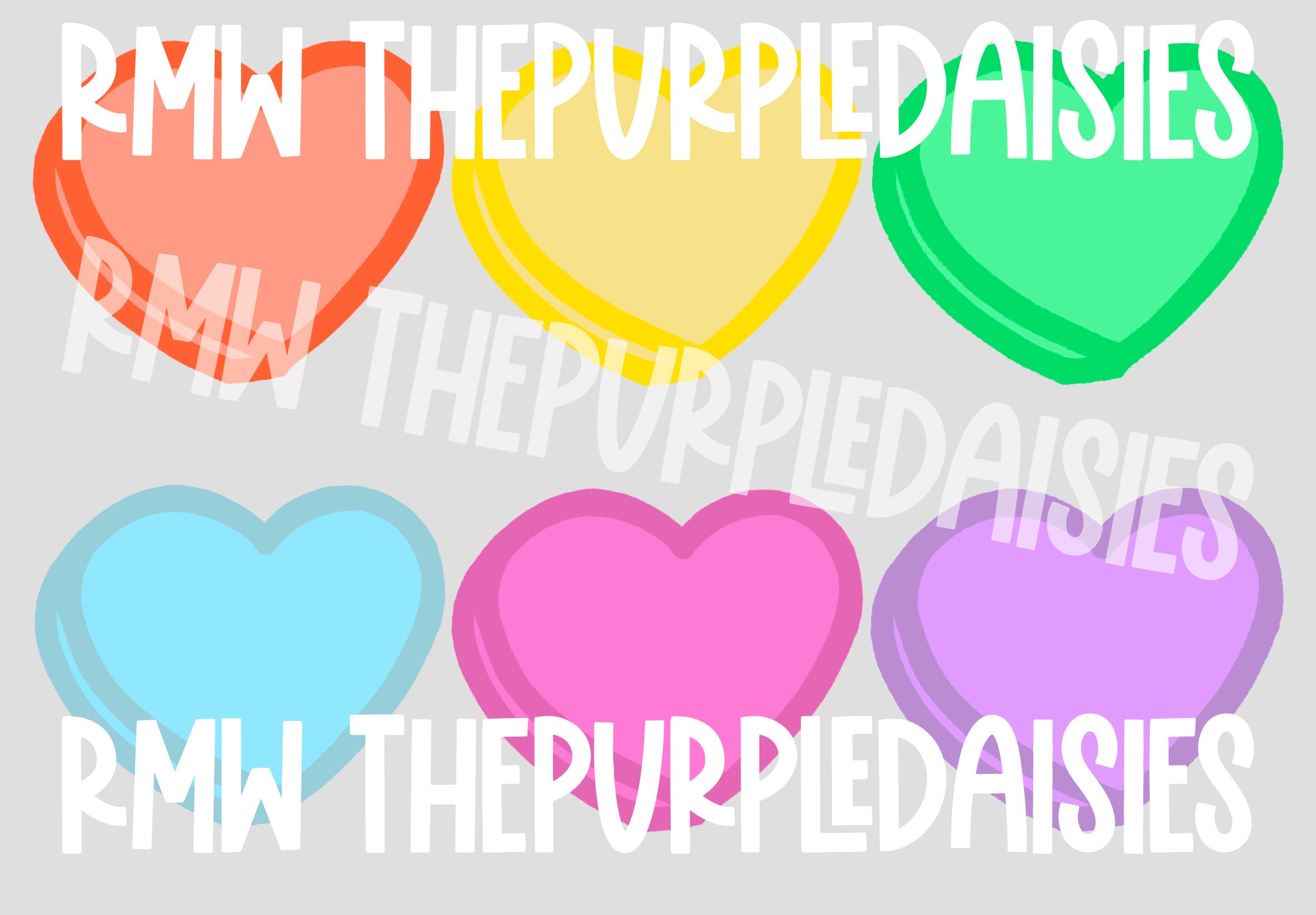 Blank Conversation Hearts Clip Art - Sweetheart Clip Art - Love Clipart ...