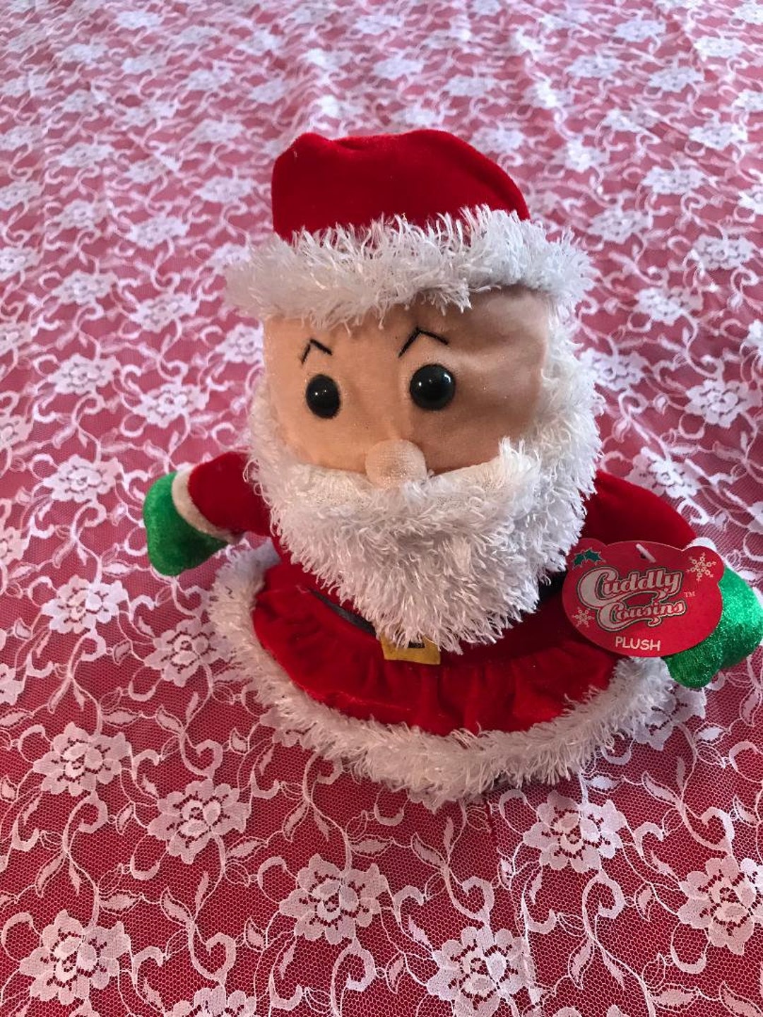 Santa Clause Plush Oy by cuddly Cousins - Etsy