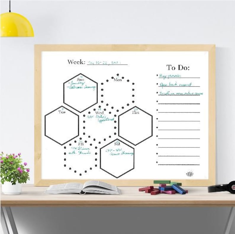 Weekly Plans Printable Weekly Plans Blank Page Printable - Etsy