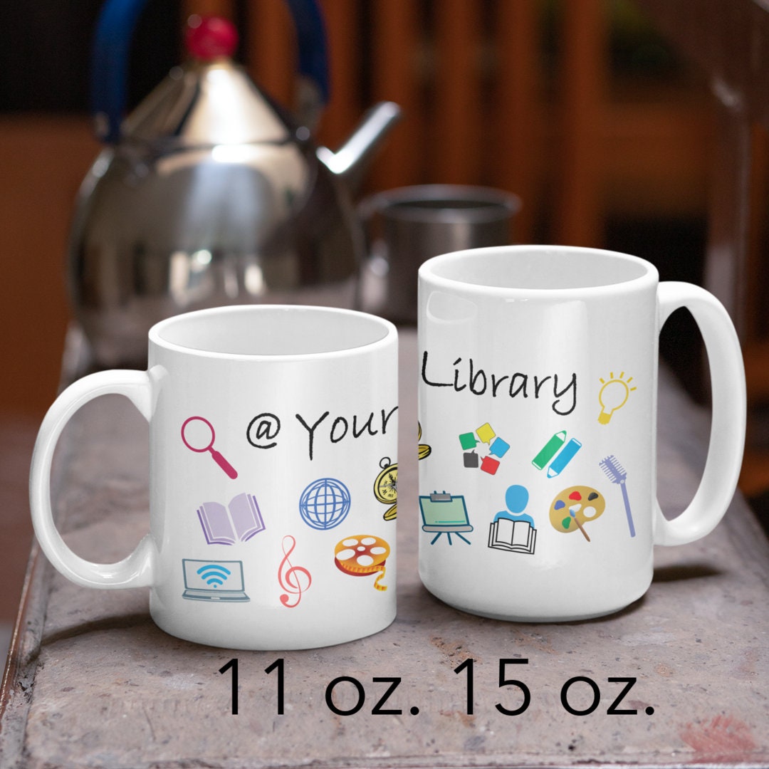 At Your Library Mug: Celebrate Libraries and Their Many - Etsy UK