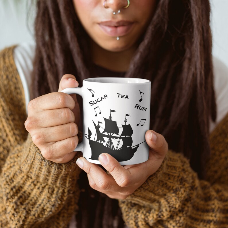 Billy of Tea Sea Shanty Coffee Mug: Soon May the Wellerman Come, Sugar ...