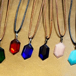 BOTW Zelda Inspired Rupee Jewelry Set With Stud or Dangle Earrings and ...