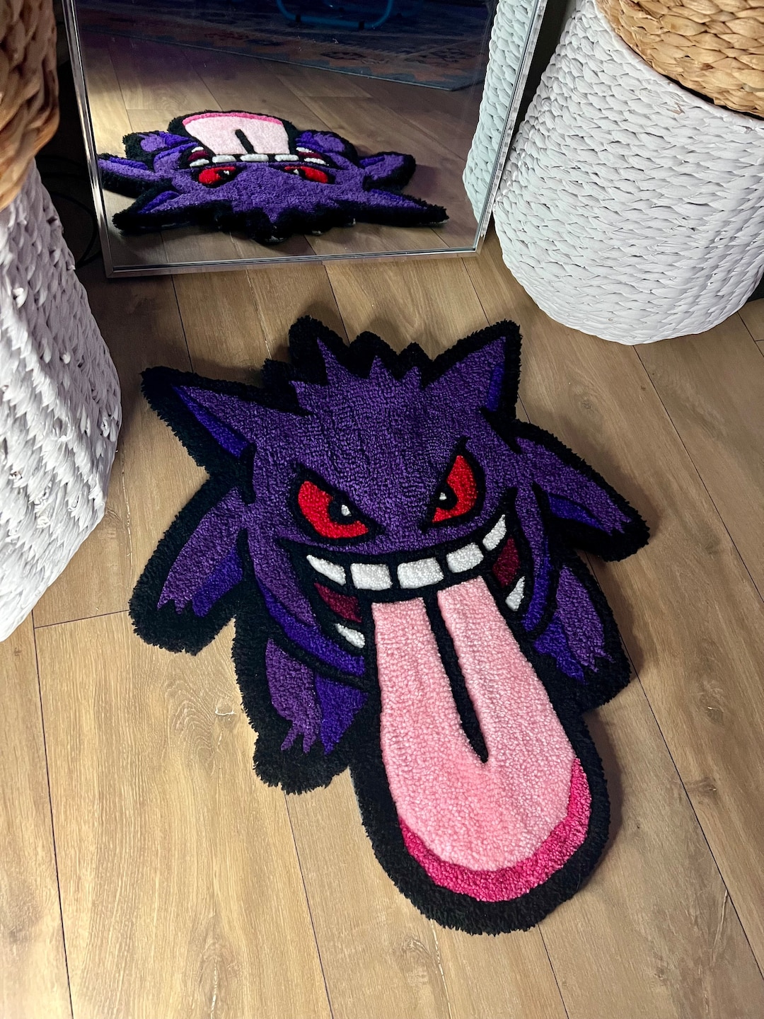 Gengar Tufted Rug Anime - Etsy