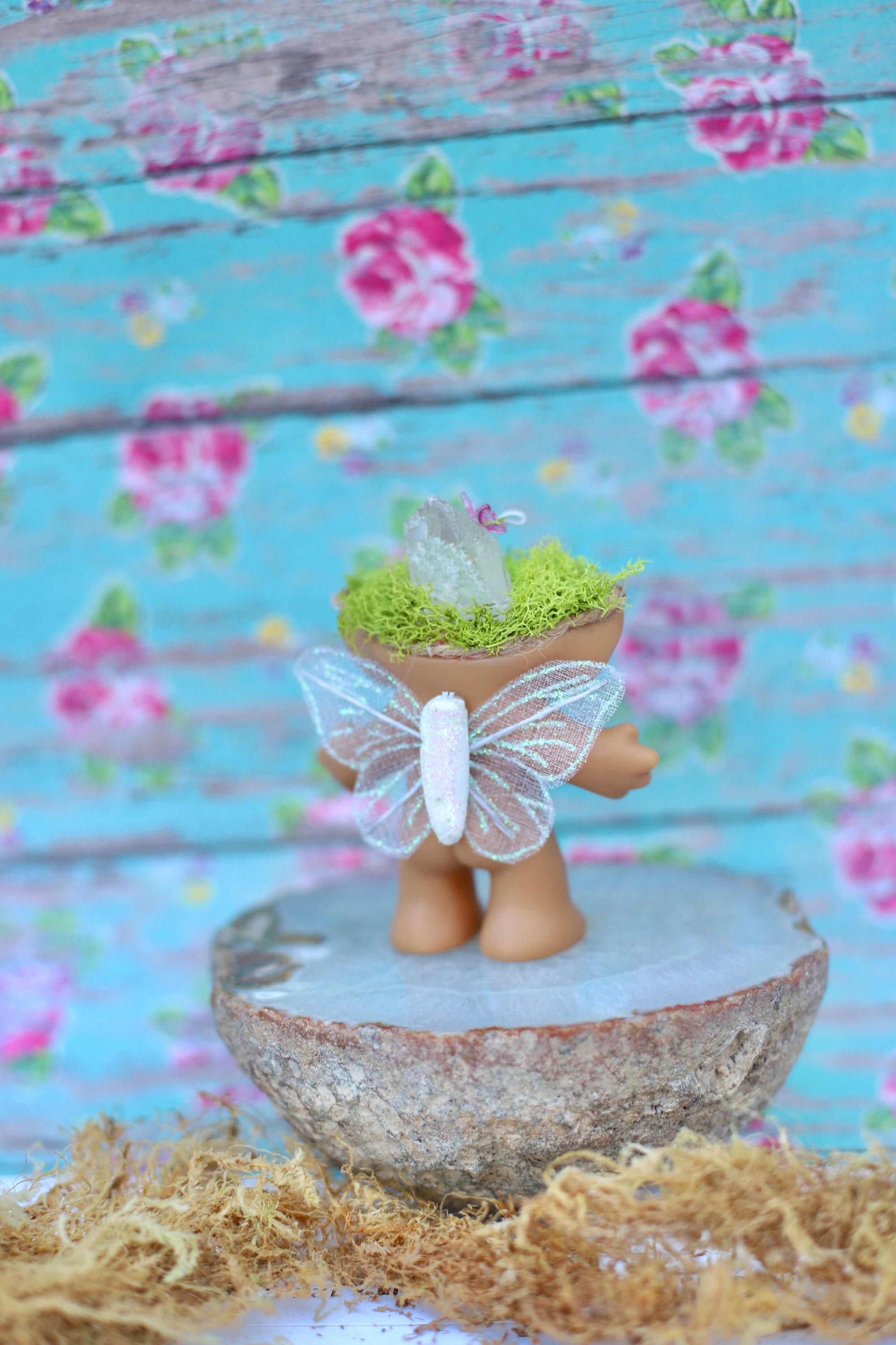 Garden Fairy Crystal Troll HOLLY, Crystal Trolls, Treasure Trolls ...