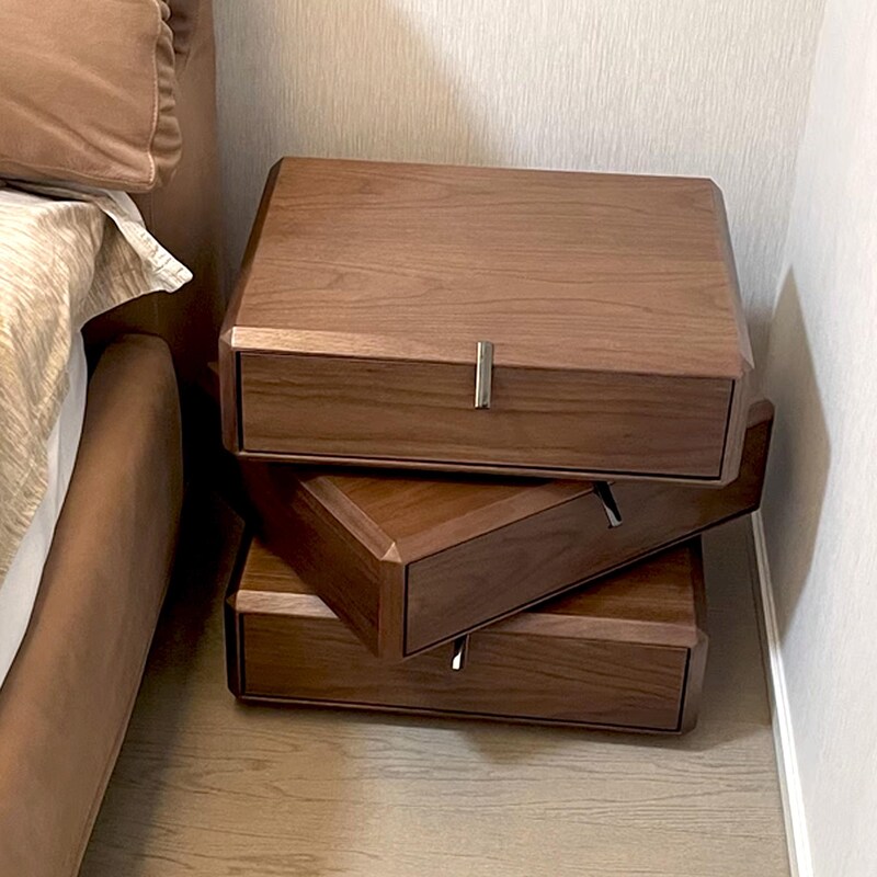 Walnut Nightstand - Etsy