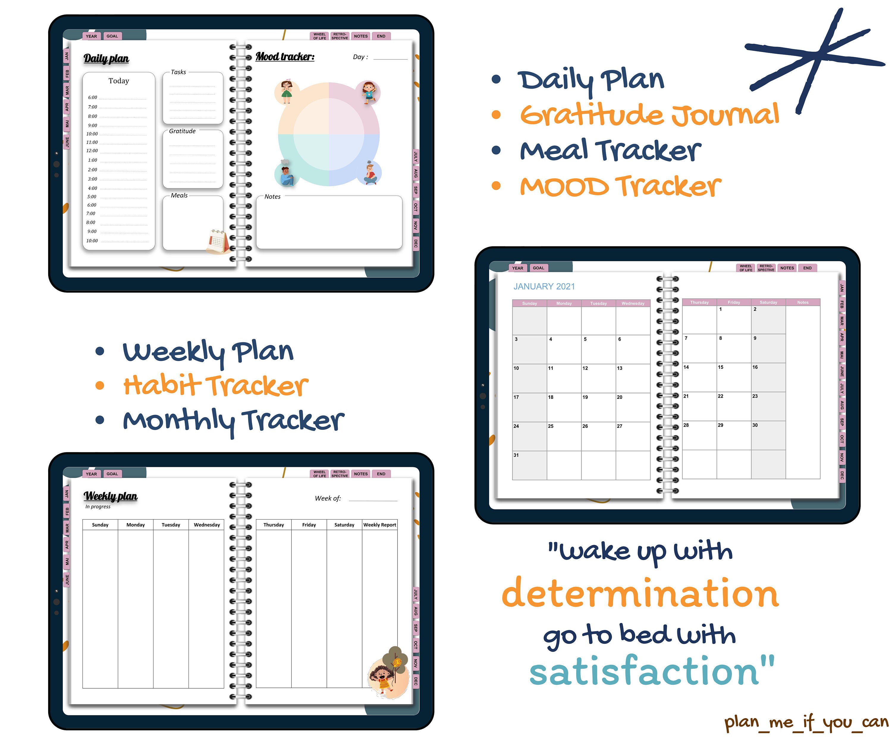 Dated Digital Planner, Goodnotes Planner, iPad Planner, Notability ...