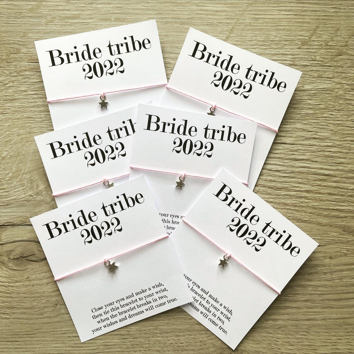 Bride Tribe Wish Bracelets Hen Party Favours Hen Do Favours - Etsy