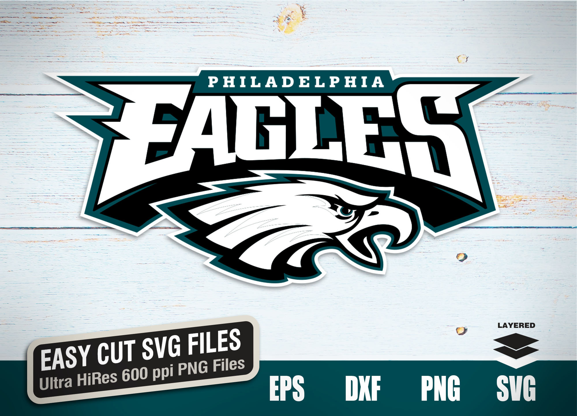 Philadelphia Eagles svg Eagles logo svg Cricut silhouette | Etsy