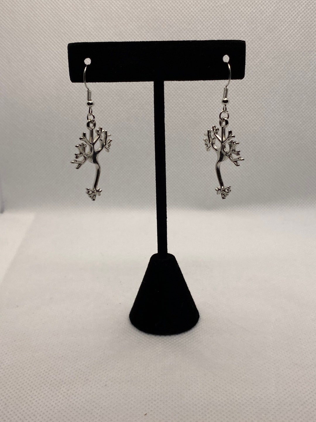 Silver Neuron Earrings, Science Earrings, Brain Earrings, Anatomy ...