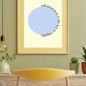 Self-awareness is the Key to Empathy Printable Wall Art, Instant ...