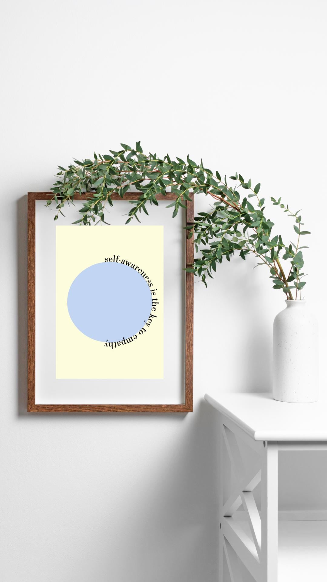 Self-awareness is the Key to Empathy Printable Wall Art, Instant ...