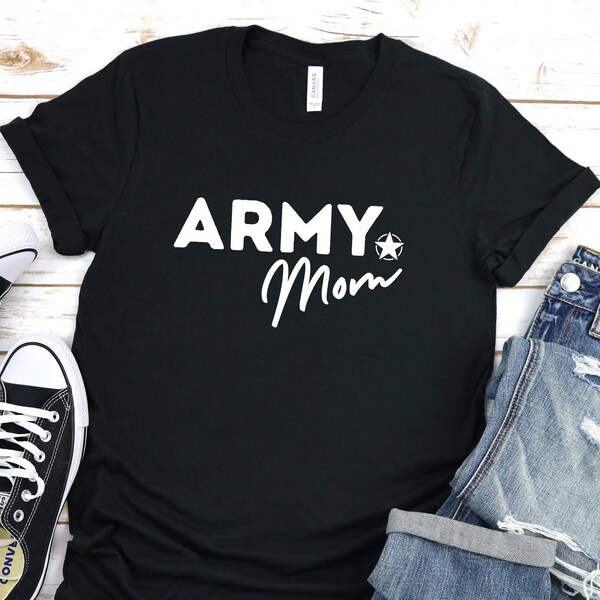 Army Mom Tshirt - Etsy