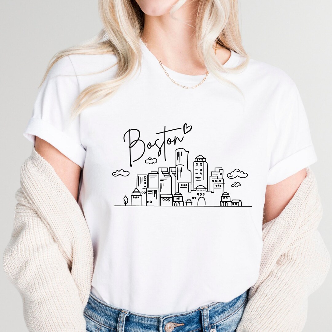 Boston Shirt, Boston Gift Tee, City Travel T-shirt, Boston State Shirt ...