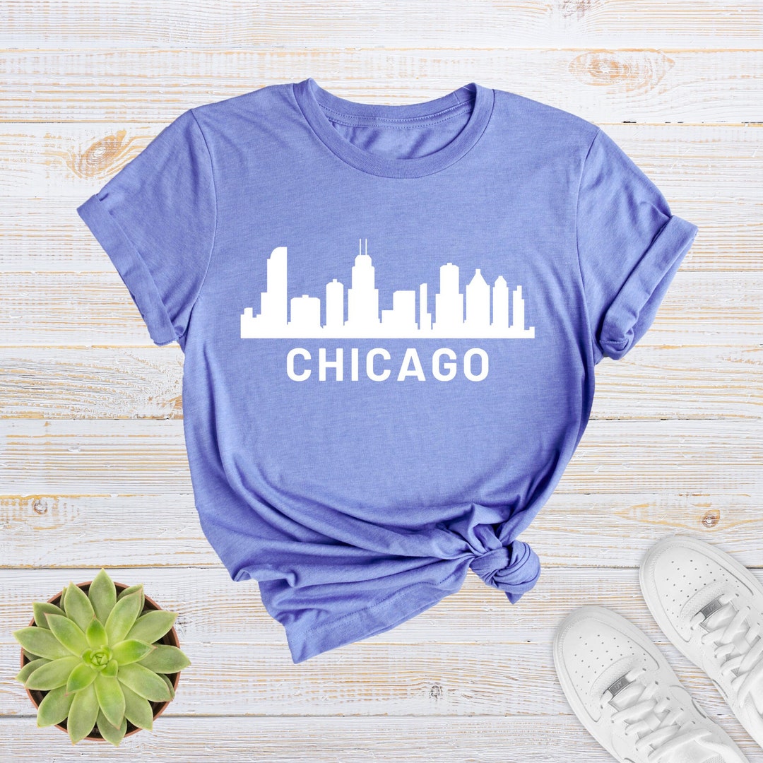 Chicago Shirt, Chicago City T-shirt, Home State Shirt, Vacation T-shirt ...