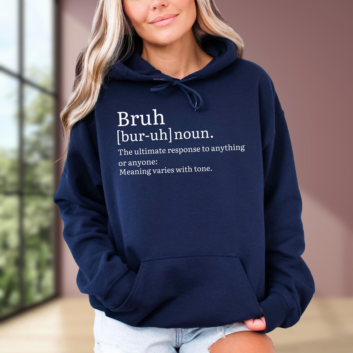 Bruh Definition Shirt, Funny Bruh Hoodie, Sarcastic Sweatshirt, Funny ...