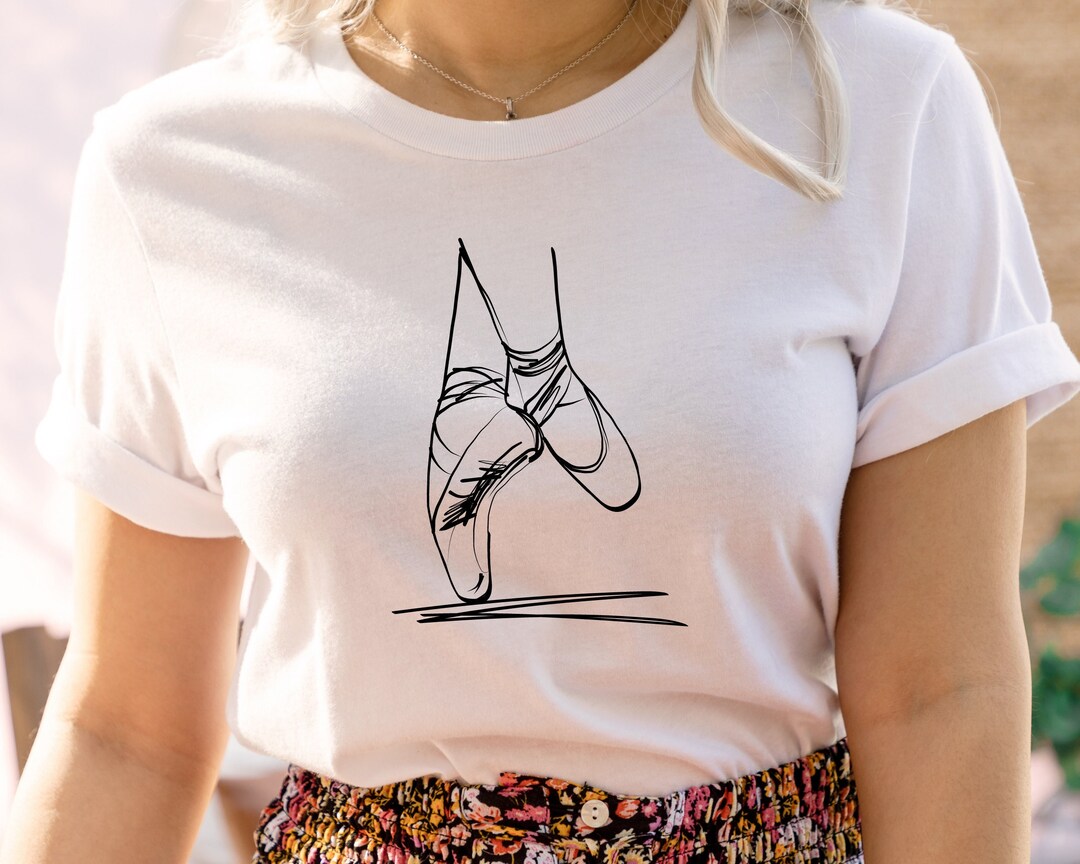 Ballerina Shoes Shirt, Ballet Shirt, Ballerina T-shirt, Inspirational ...