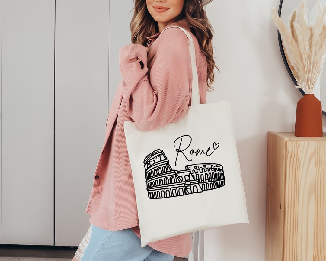 Rome Tote Bag, Rome Italy Tote Bag, Rome Colosseum Tote Bag, Rome ...