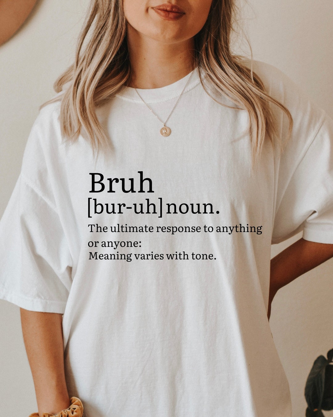 Comfort Colors Bruh Definition Shirt, Sarcastic Shirt, Funny Definition ...