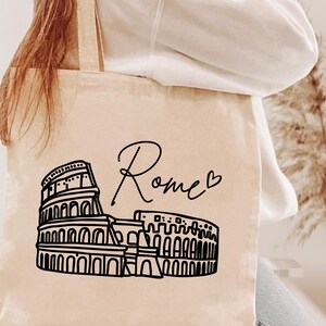 Rome Tote Bag, Rome Italy Tote Bag, Rome Colosseum Tote Bag, Rome ...