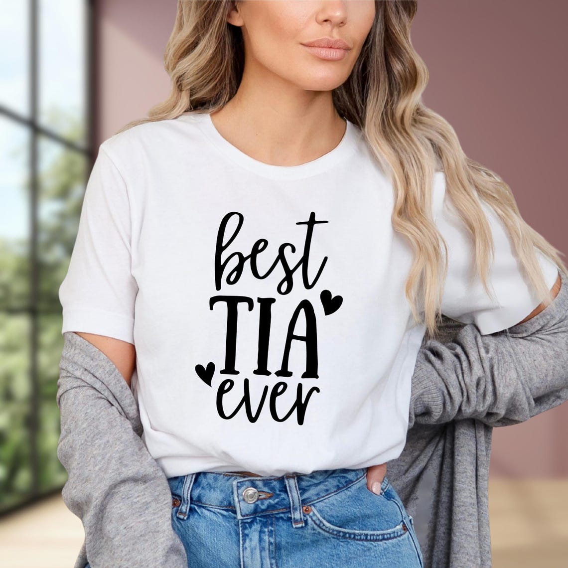 Best Tia Ever Shirt, Funny Aunt Gift - Etsy