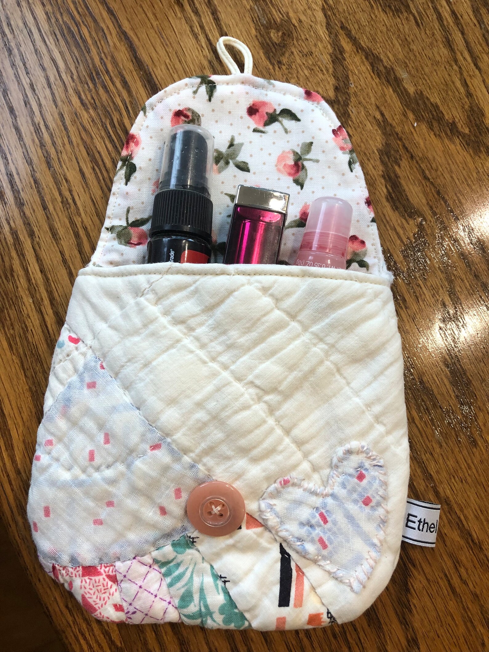 Purse Pouch, Coin/card Holder, Vintage Repurposed Quilt, Handmade - Etsy