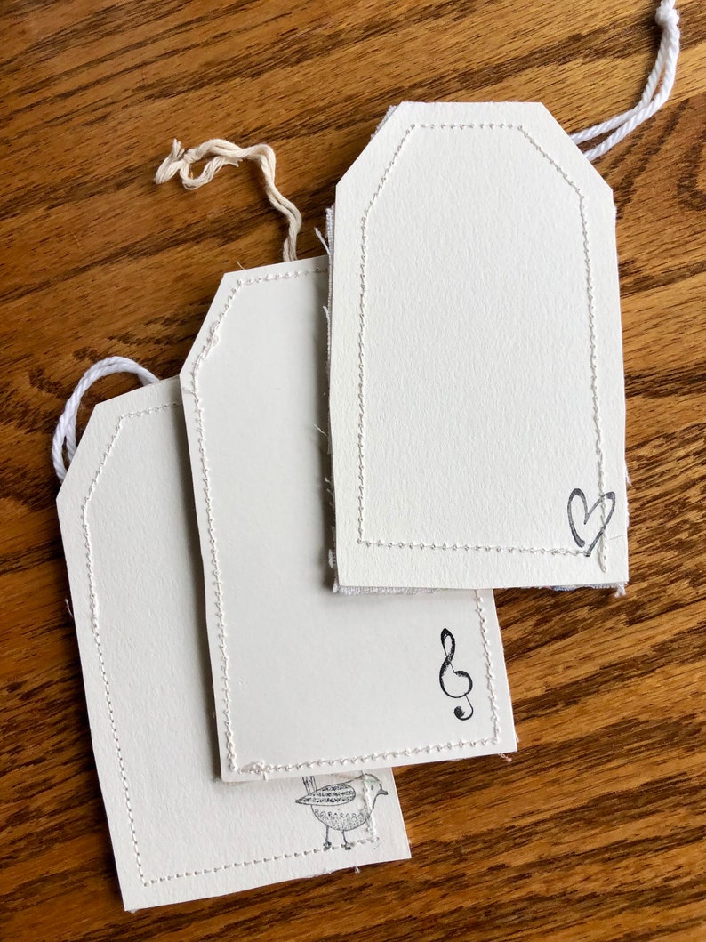 Vintage Quilt Gift Tag, Repurposed Quilt, Label Tag, Junk Journaling ...