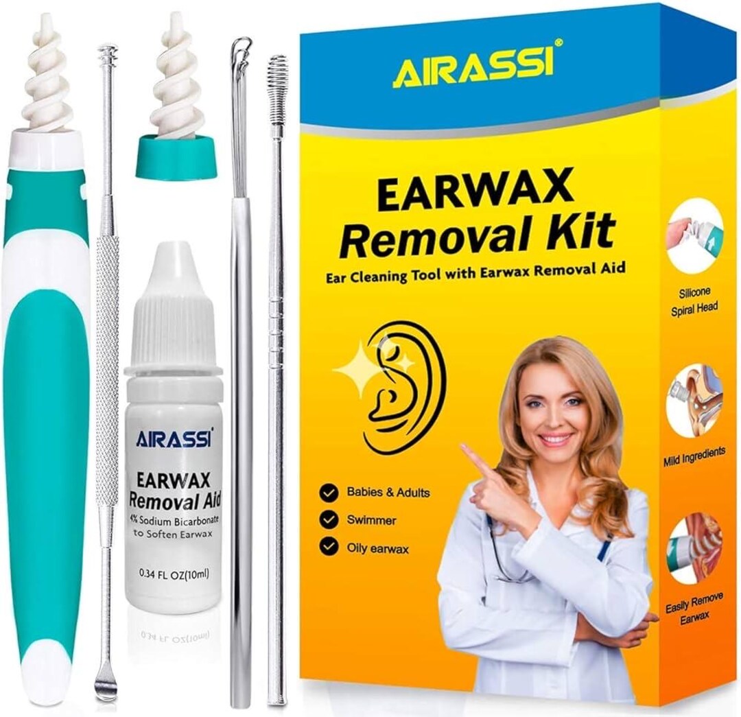 Earwax Removal Kit, Ear Wax Cleaning Tool and Earwax Removal Aid, Safe ...