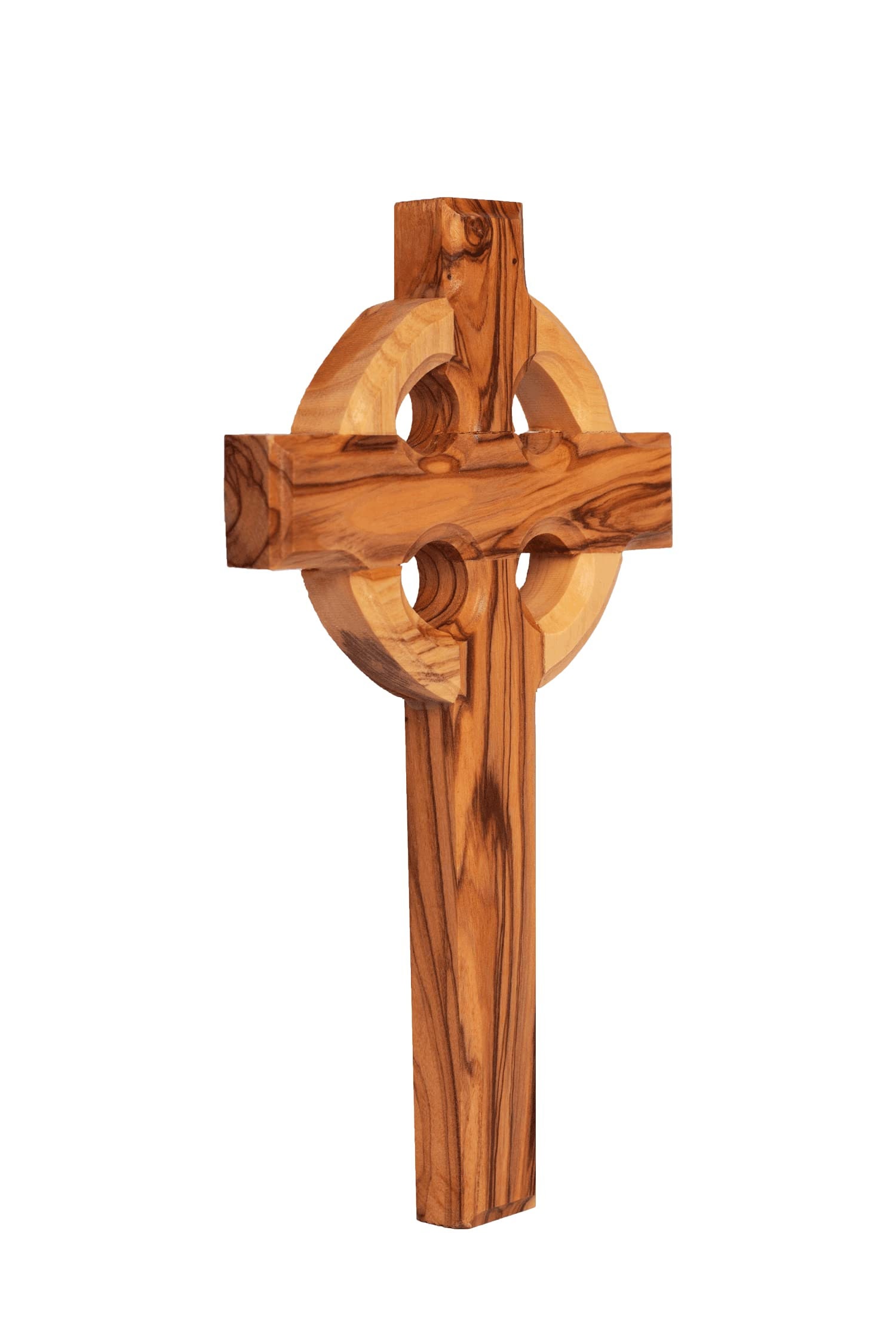 Carved Celtic Irish Wall Cross Bible Olive Wood Handmade From Holy Land ...