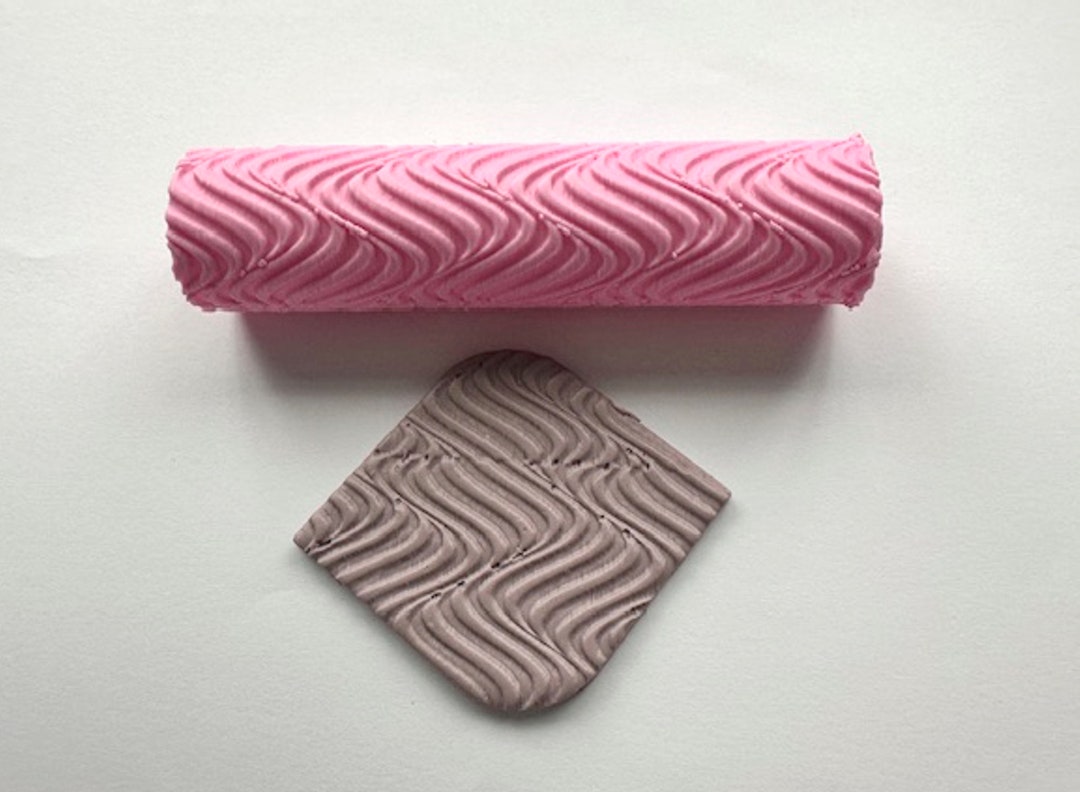 Optical Illusion Waves Texture Roller: Polymer Clay Jewelry Making - Etsy
