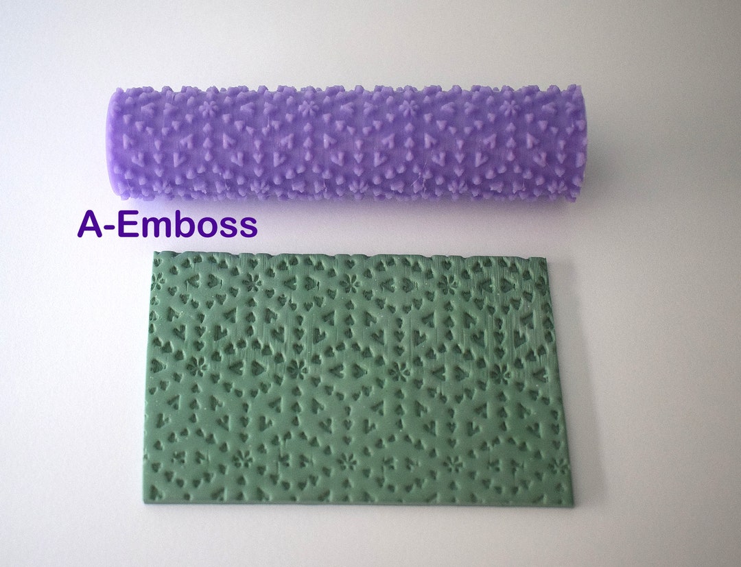 A oder B Emboss / Deboss Imprint Texture Roller Design 136 - Etsy ...