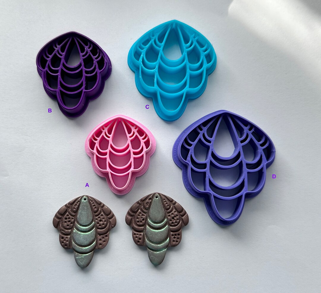 Polymer Clay Imprint Cutter| Jewellery| Clay Tools| Imprint Cutter|4 ...